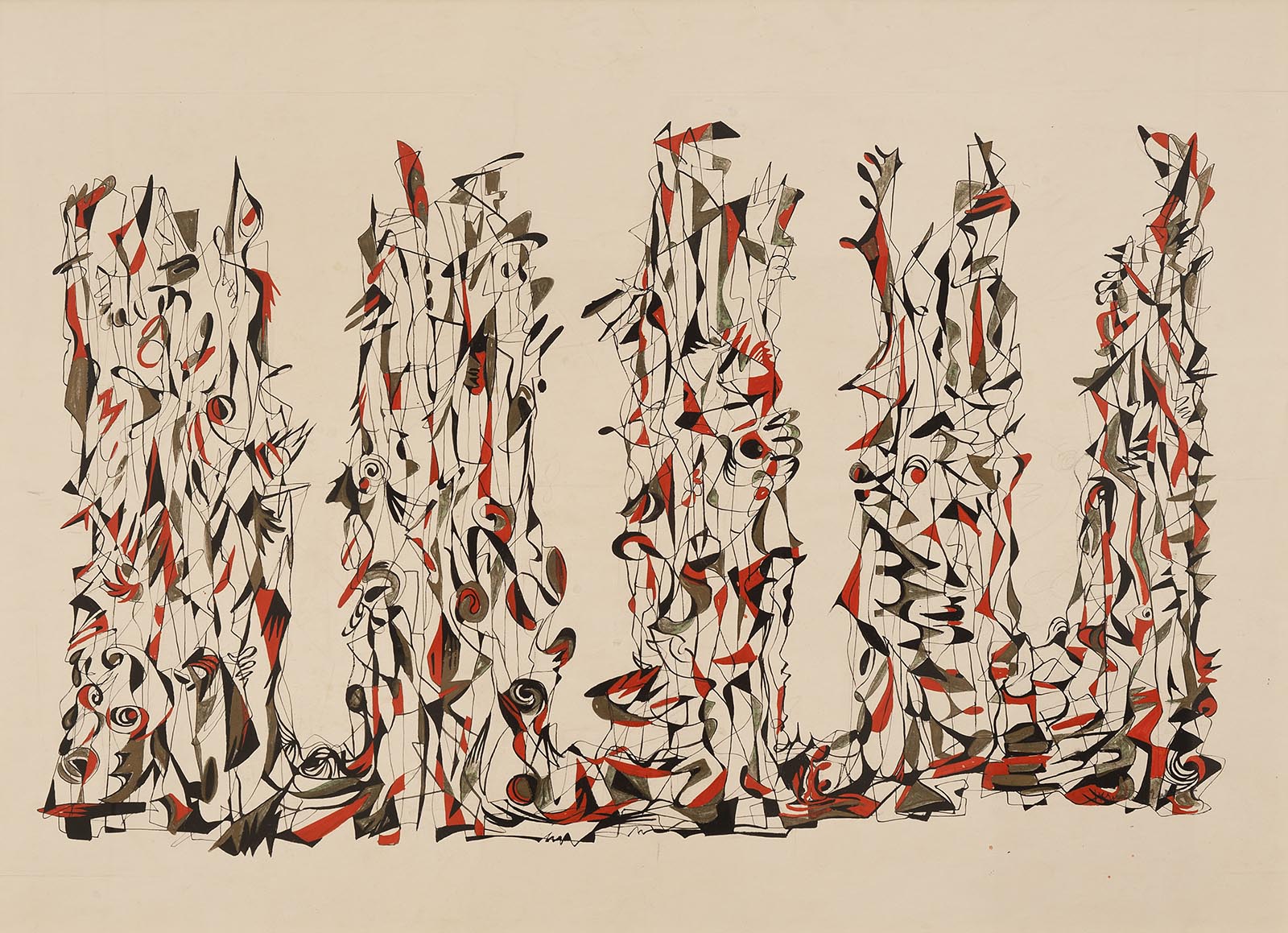 Artblog | Procession: The Art of Norman Lewis at PAFA