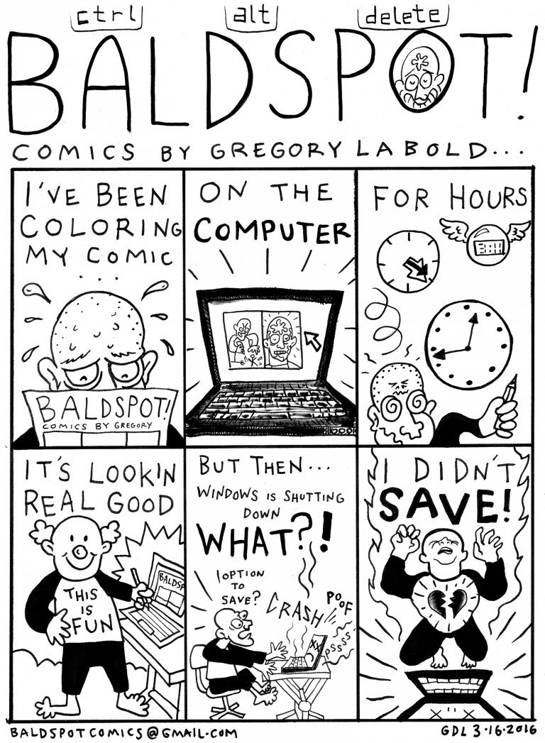 Artblog | Bald Spot Comics