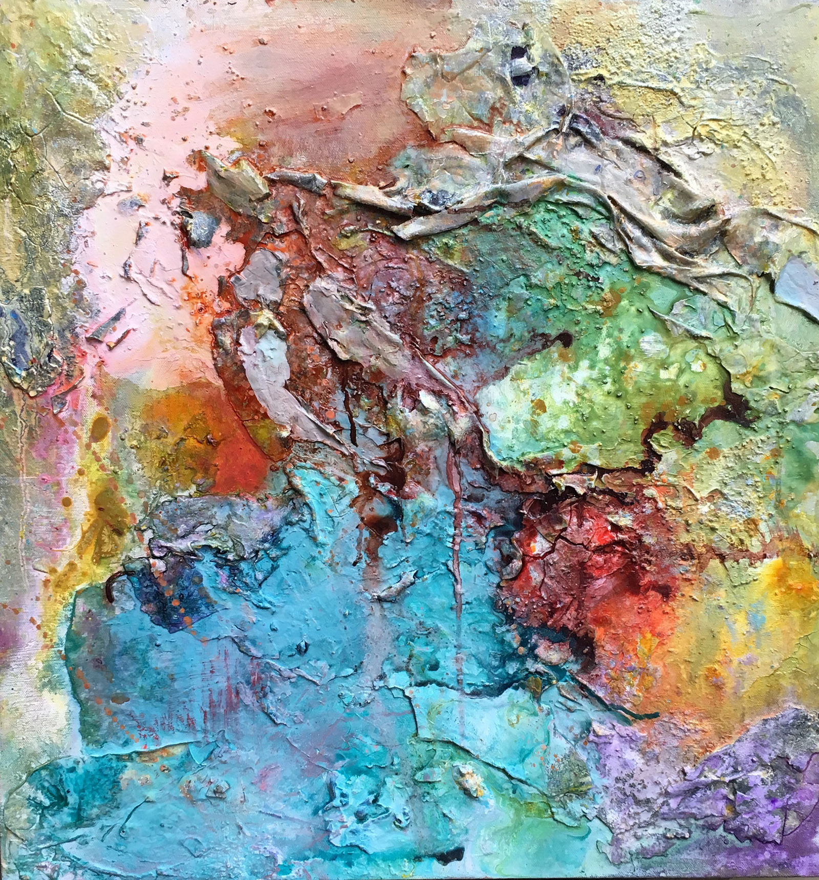 Artblog | Barbara Mink’s spontaneous Color Riot at Jed Williams Gallery