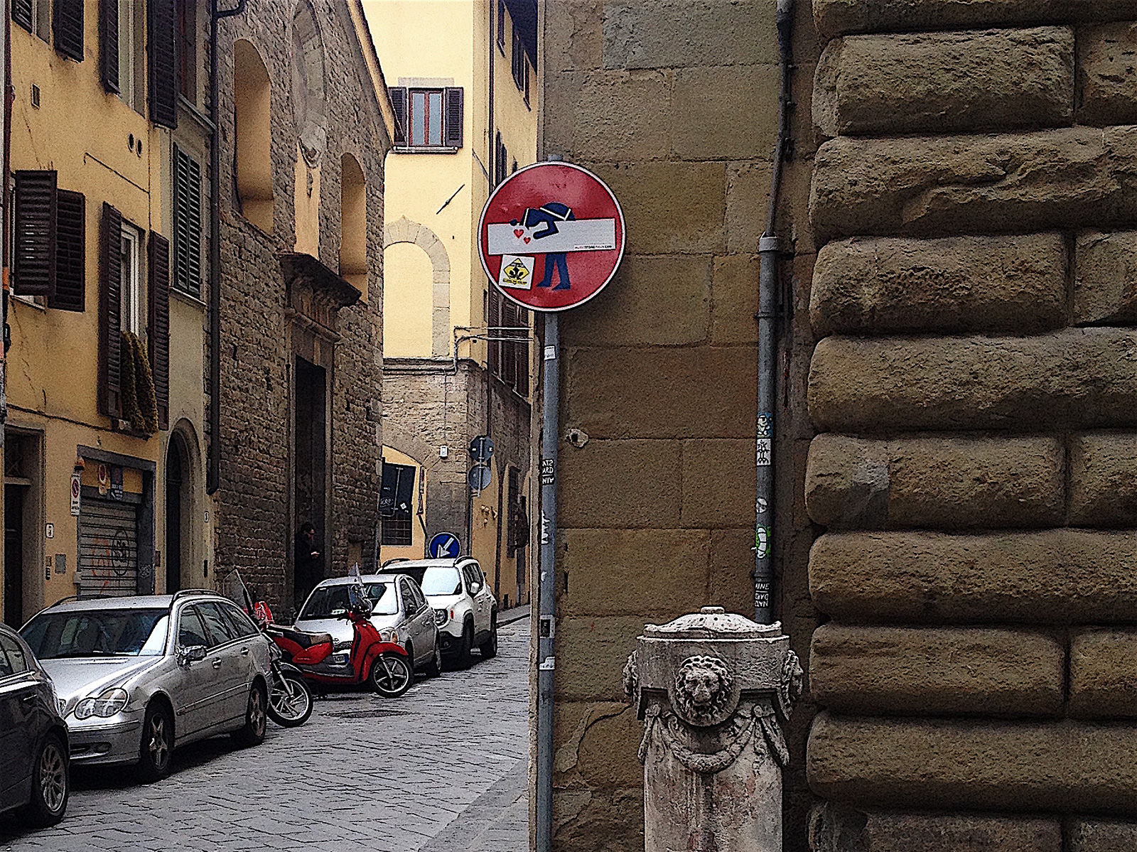 Artblog | Altered Street Signs of Clet Abraham in Florence and ...